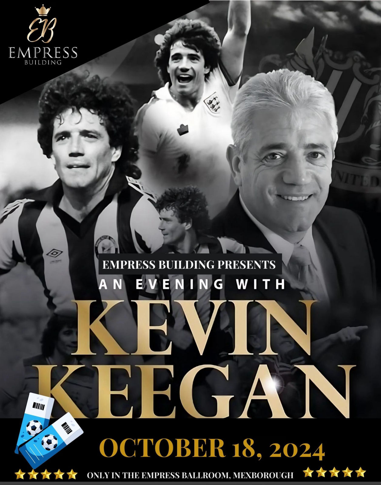 An Evening with Kevin Keegan: A Legendary Reunion at the Empress Building